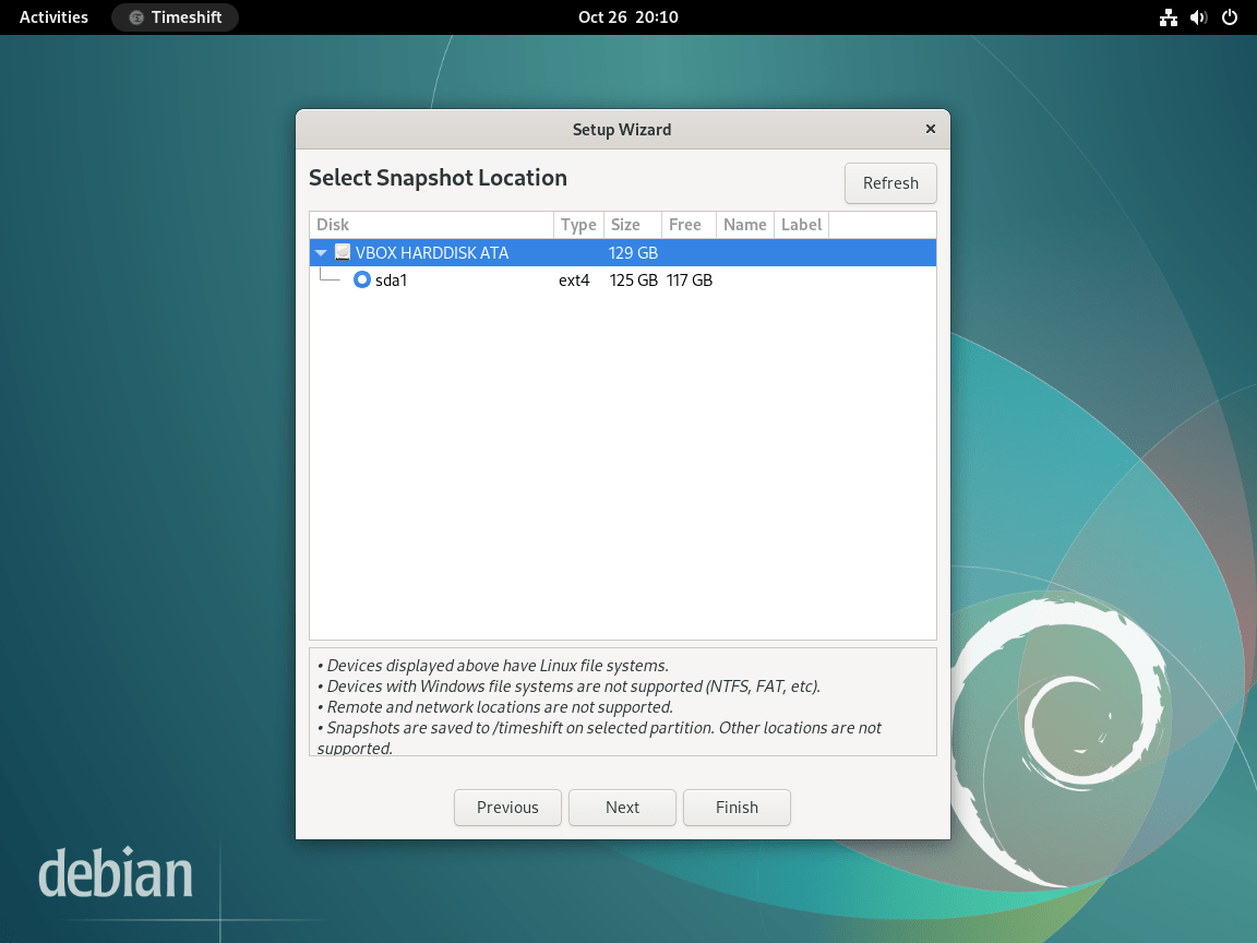 How to Install Timeshift on Debian 12, 11 or 10 - LinuxCapable