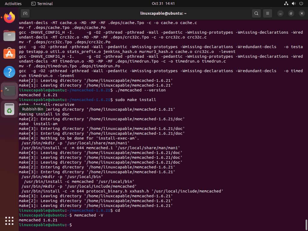 How to Install Memcached on Ubuntu 24.04, 22.04, or 20.04 - LinuxCapable