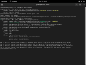 How to Install Nginx on Fedora 40 or 39 - LinuxCapable