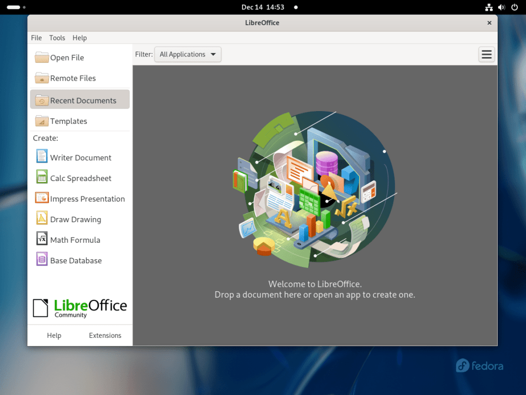 How to Install LibreOffice on Fedora 40 or 39 - LinuxCapable