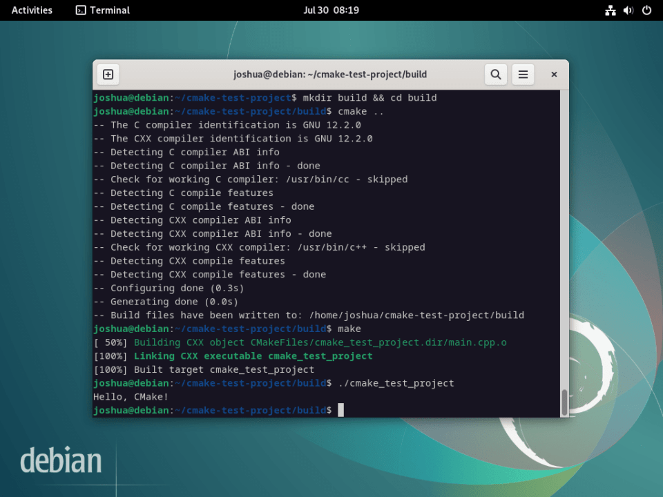 How to Install CMake on Debian 12, 11 or 10 - LinuxCapable