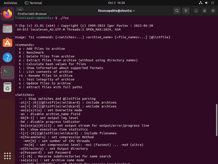 How to Install 7-Zip on Ubuntu Linux - LinuxCapable