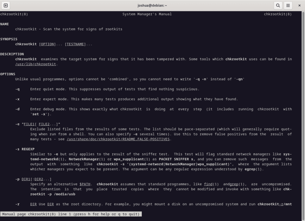 How to Install Chkrootkit on Debian 12, 11 or 10 - LinuxCapable