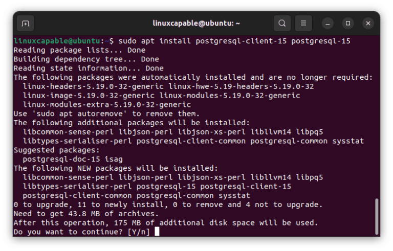 How To Install Postgresql 15 On Ubuntu 2404 2204 Or 2004 Linuxcapable