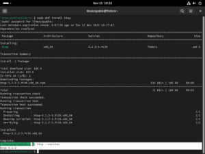 How to Install Htop on Fedora 40 or 39 - LinuxCapable