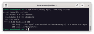 How to Install MySQL 8.0 on Debian 12, 11 or 10 - LinuxCapable