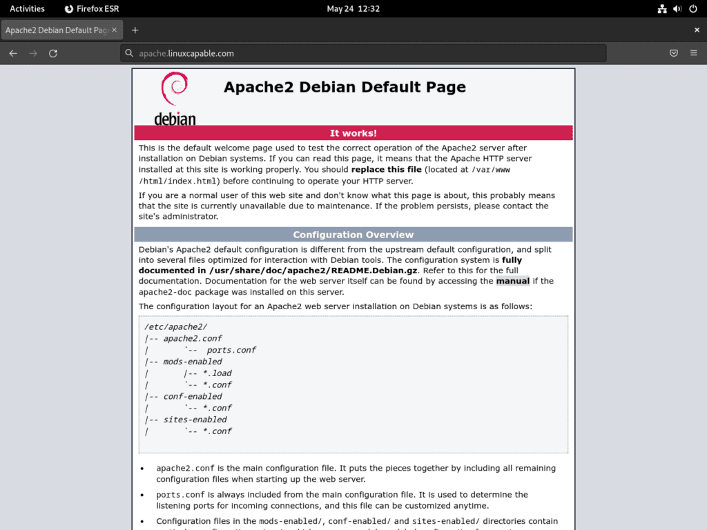 How to Install Apache HTTP on Debian 12 or 11 - LinuxCapable