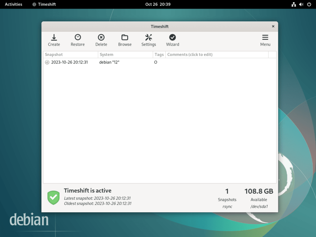 How to Install Timeshift on Debian 12/11/10 Linux - LinuxCapable