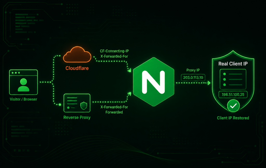 How to Restore Real Client IPs in Nginx Behind Cloudflare or a Reverse ...